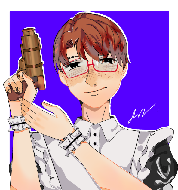 Lucky Guy Flare Maid - ibisPaint