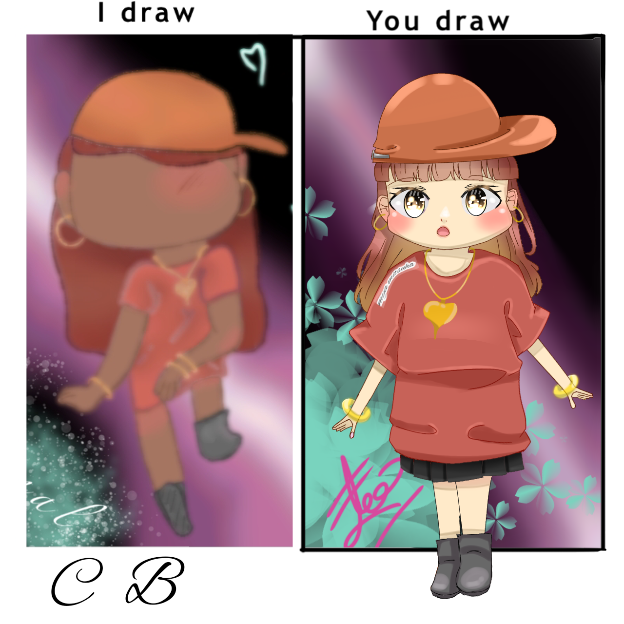 collab by C B - ibisPaint