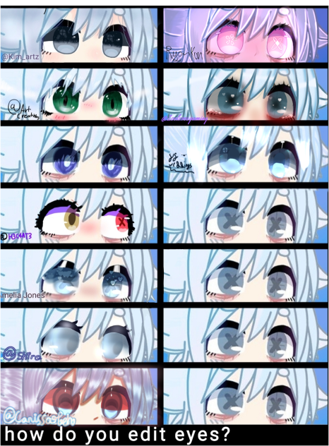 Edit on Eyes Collab - ibisPaint