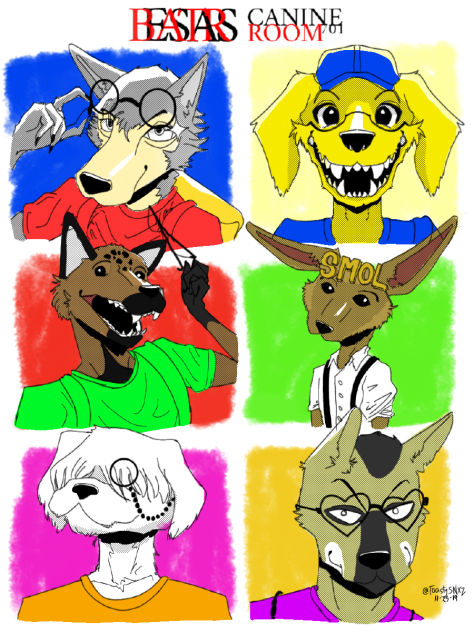 BEASTARS CANINE ROOM 701 - ibisPaint