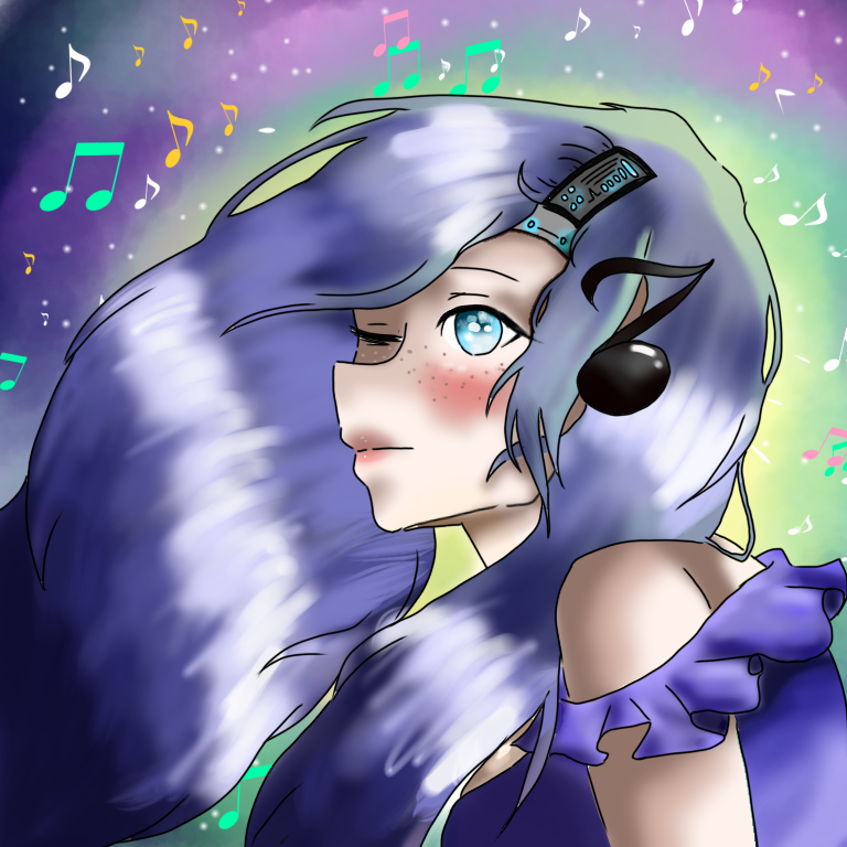 Listen to music - ibisPaint