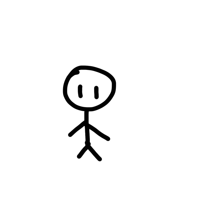 Dancing stick man - ibisPaint