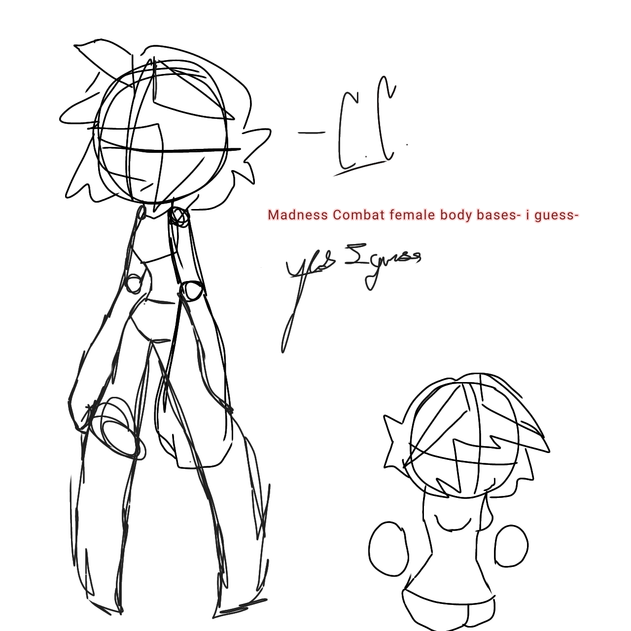 Madness combat female body bases..ig.. - ibisPaint