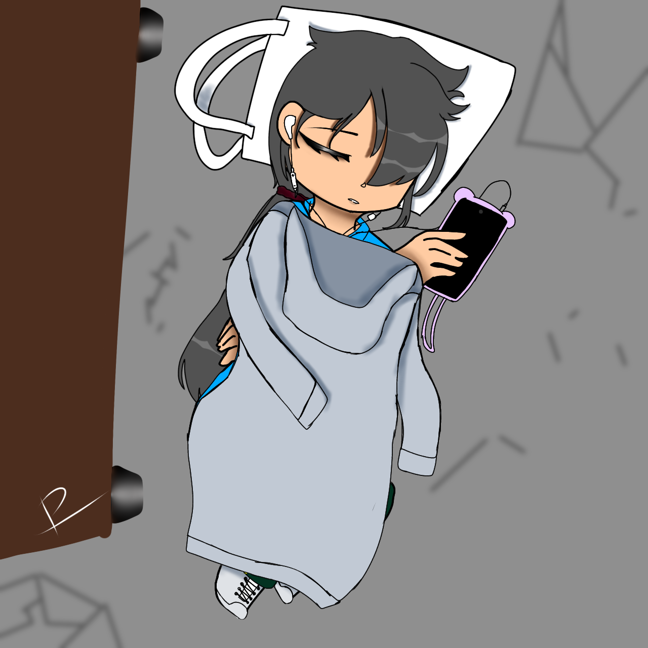 Someone's sleeping time - ibisPaint