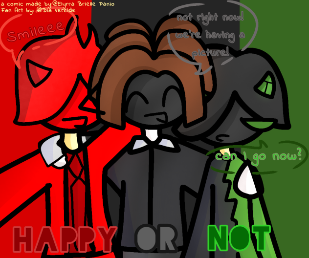 fan art for Happy or not - ibisPaint