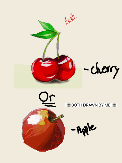 Realistic Cherry or apple - ibisPaint