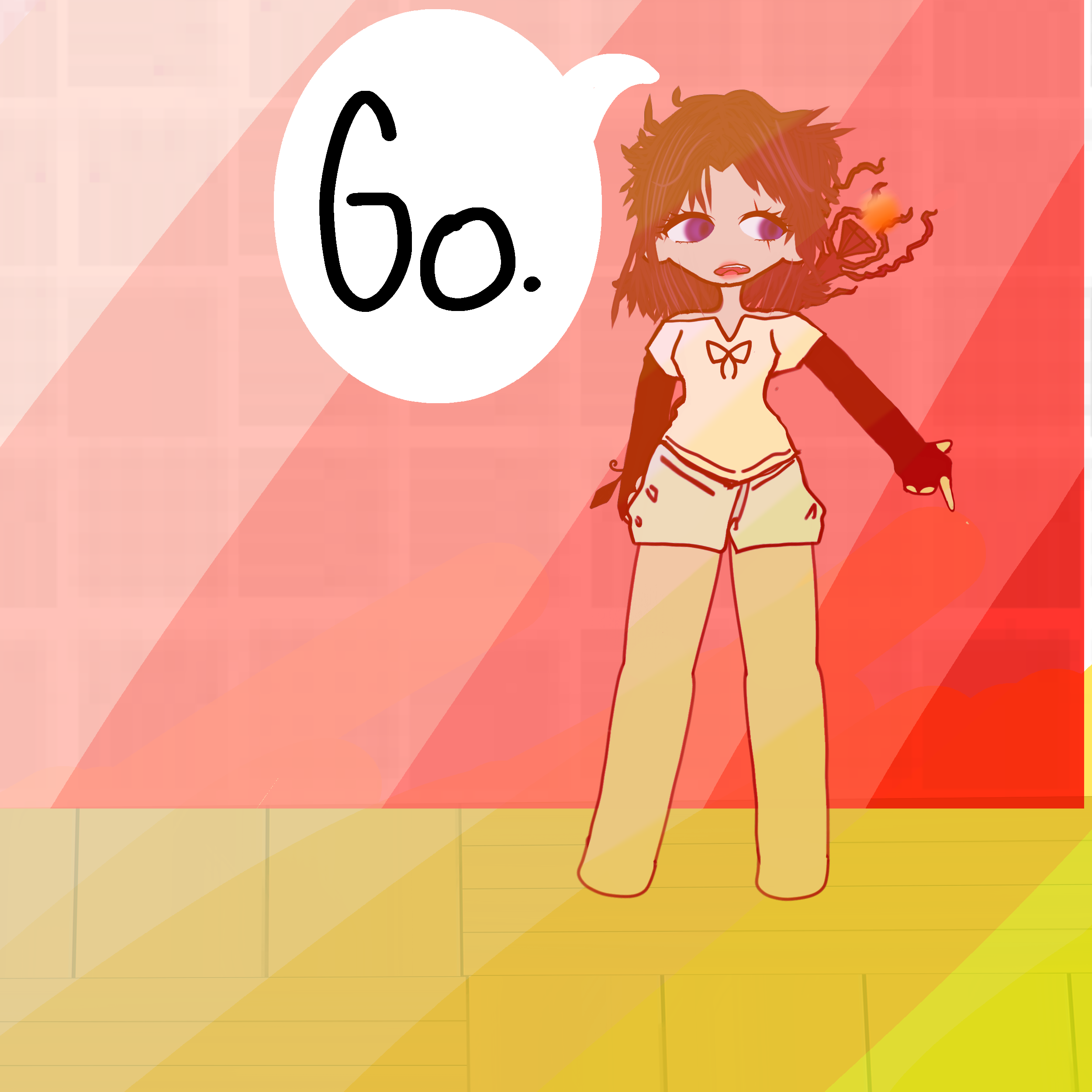 ''Go. Away'' - ibisPaint