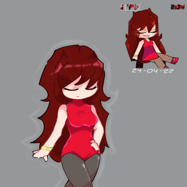 Girlfriend Funked Up; Remake ! - ibisPaint