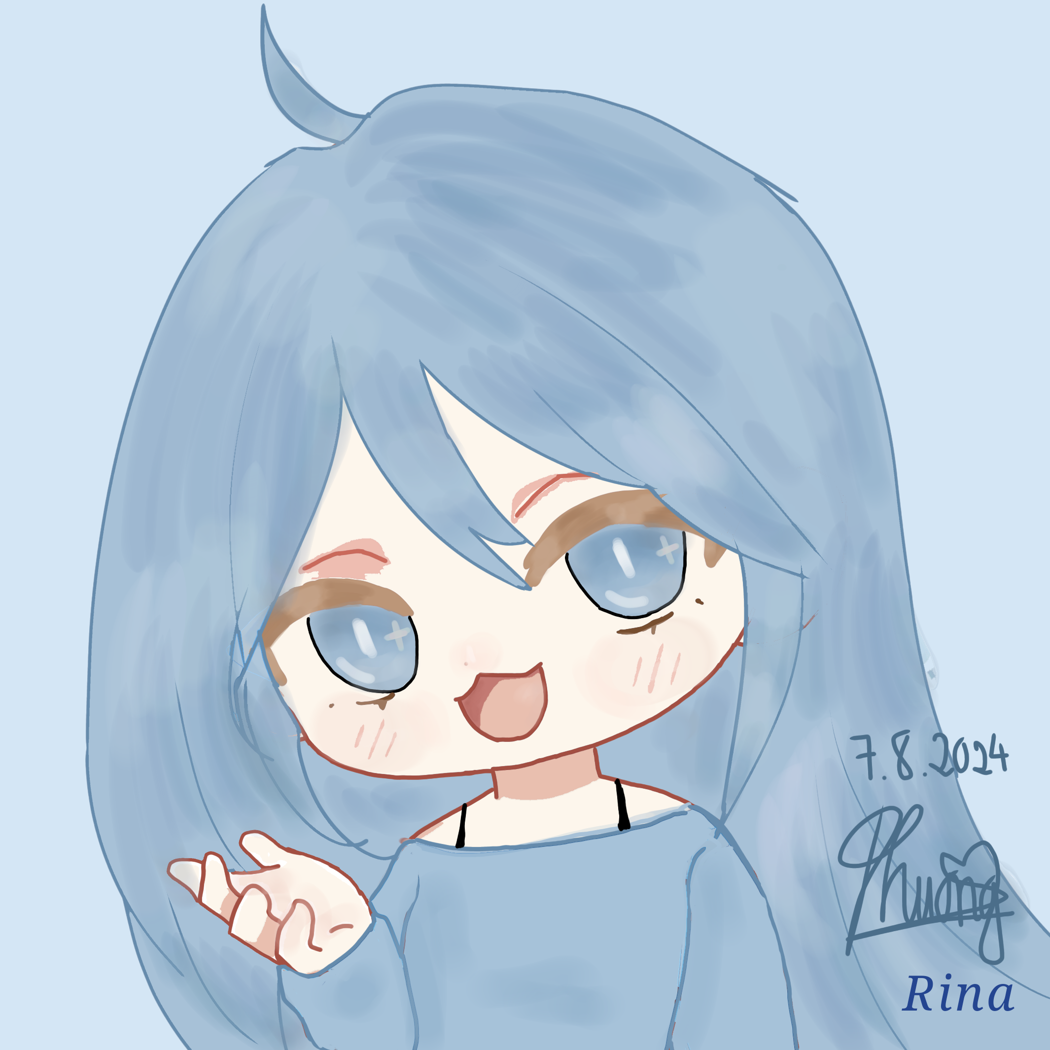 Rina chibi - ibisPaint