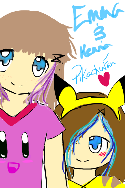 Emma and PikachuFan or Kenna - ibisPaint