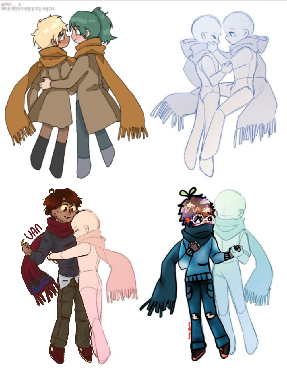 scarf collab - ibisPaint