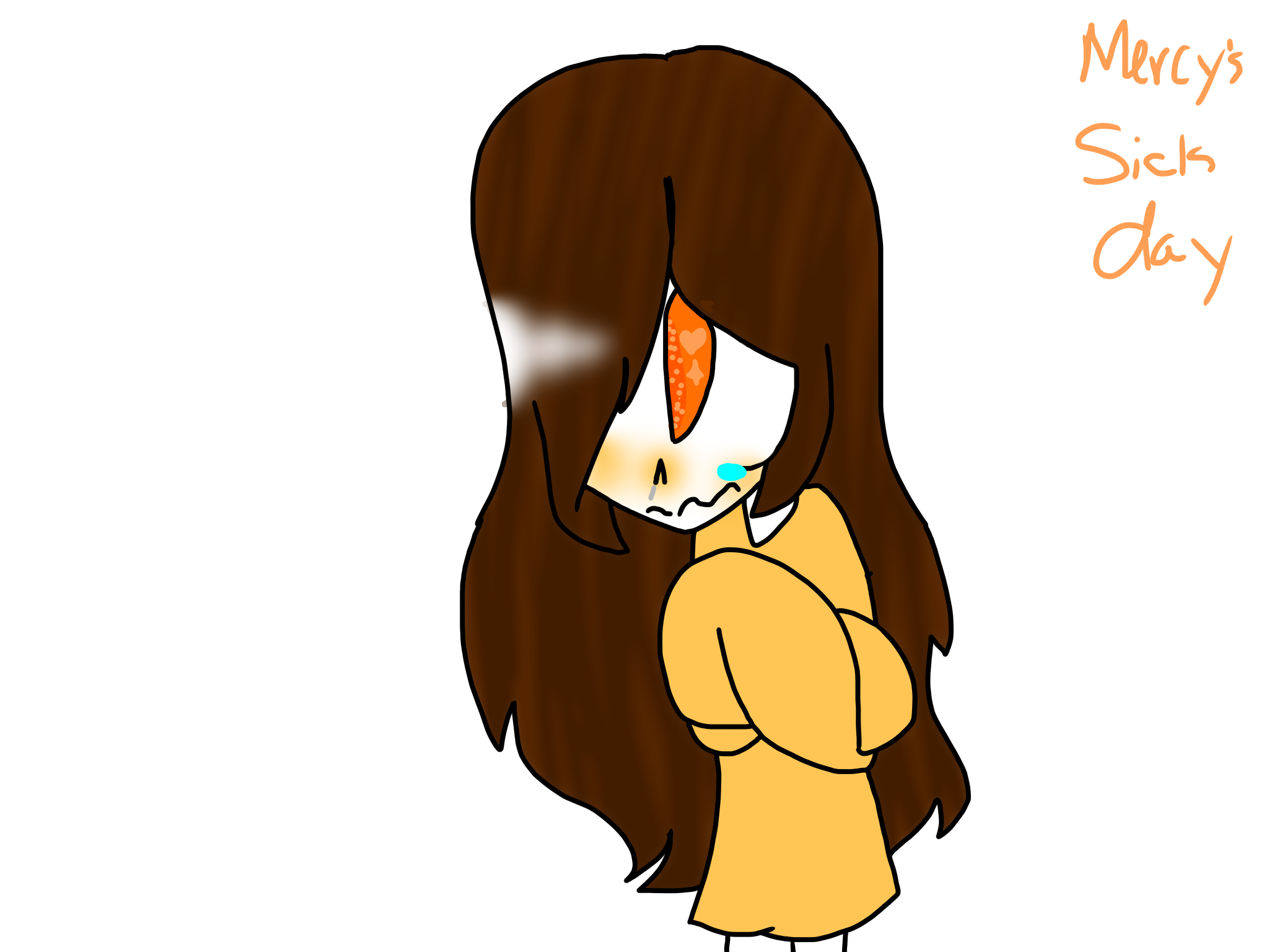 mercy's sick day - ibisPaint