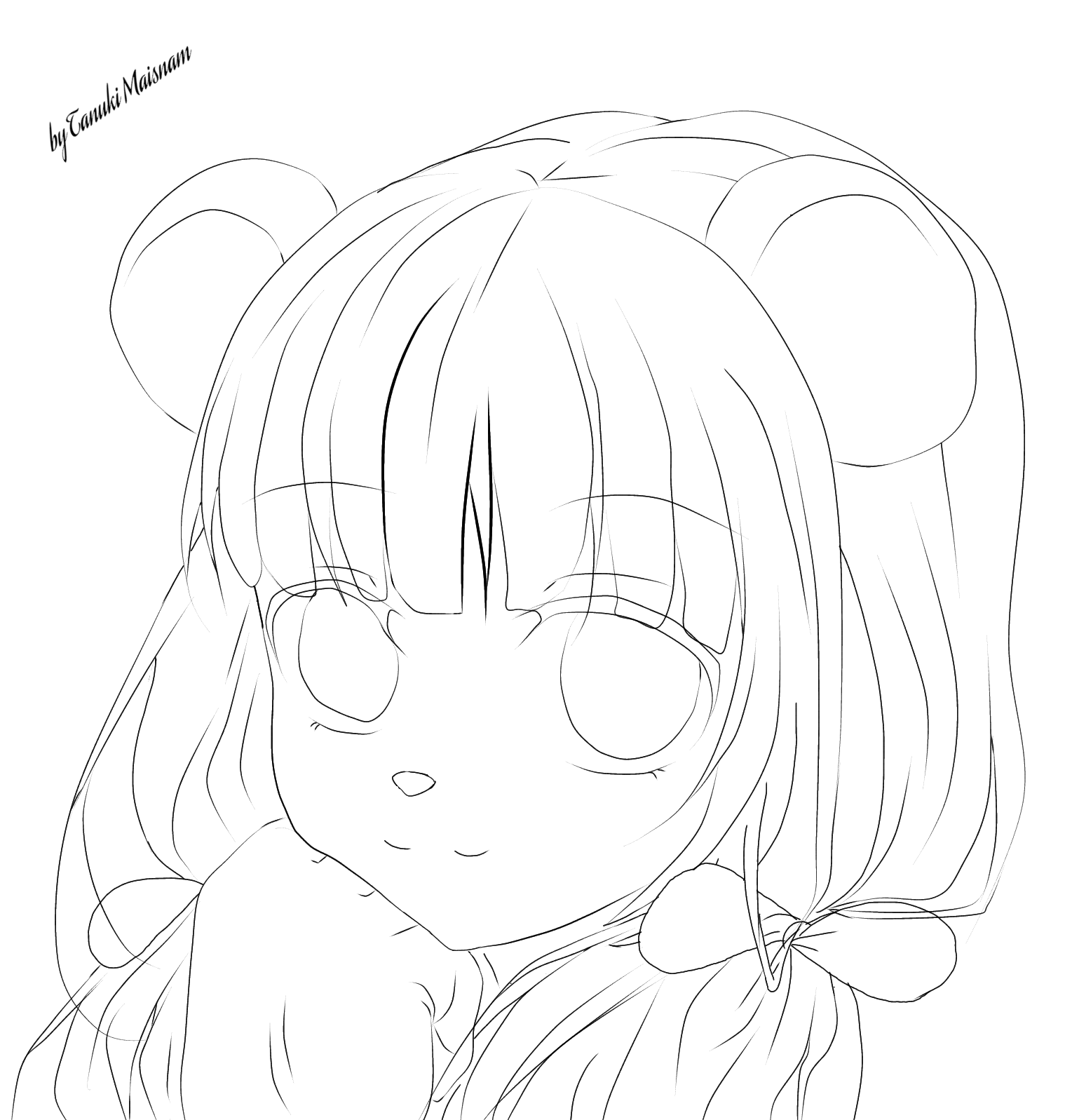Kuma Loli{uncolored} - ibisPaint