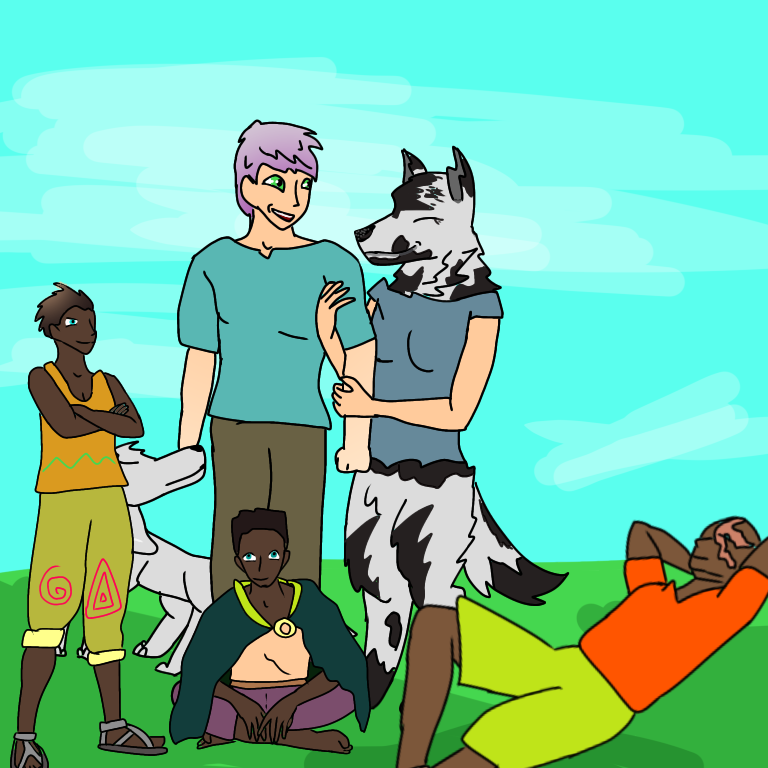 Vex and Metaro as parents - ibisPaint