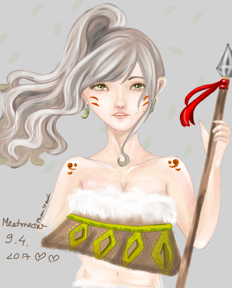 Gái rừng rú - ibisPaint