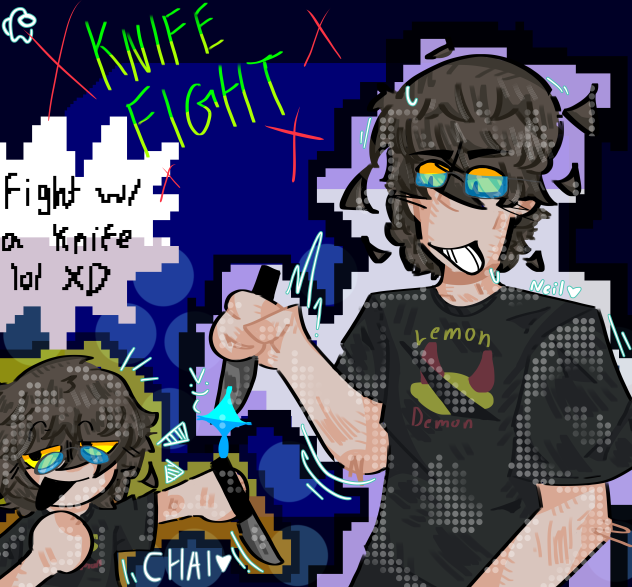 🗡️🔪KNIFE FIGHT🗡️🔪 - ibisPaint
