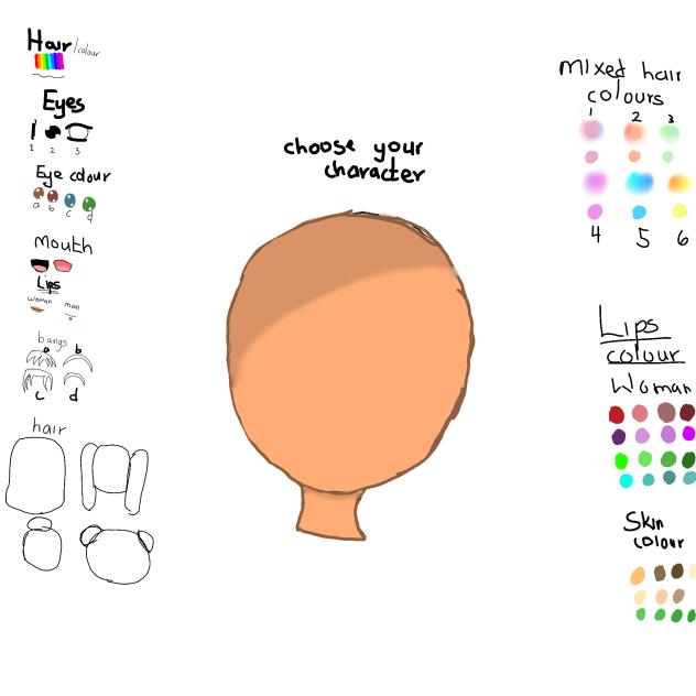 choose your own character style - ibisPaint