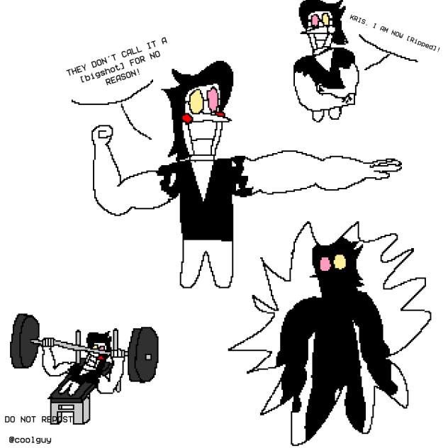 Spamton but ripped - ibisPaint