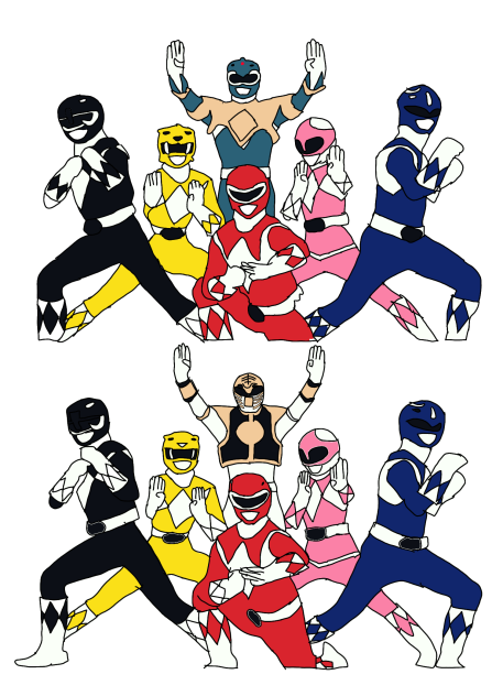 Power Rangers Mighty Morphin - ibisPaint