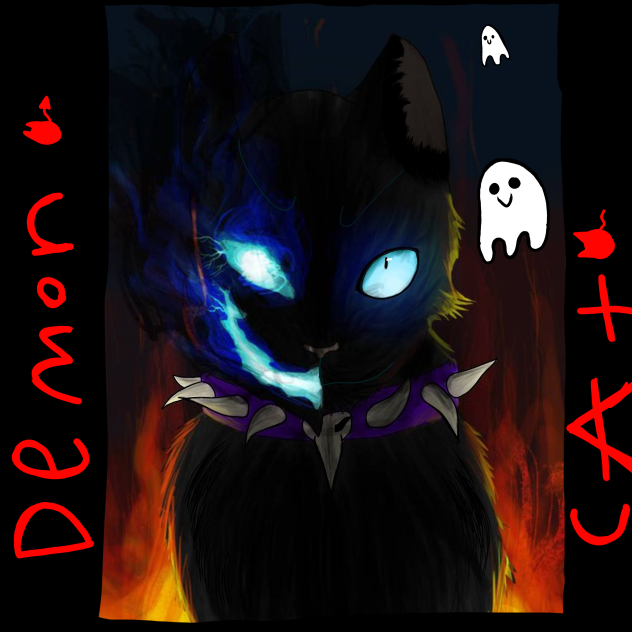 demon cat - ibisPaint