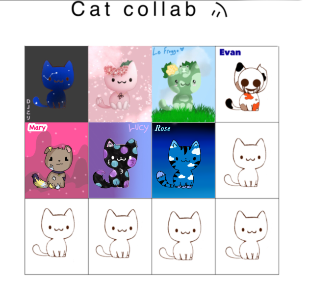 Cat colab - ibisPaint