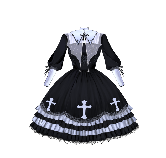 Gothic Lolita outfit - ibisPaint