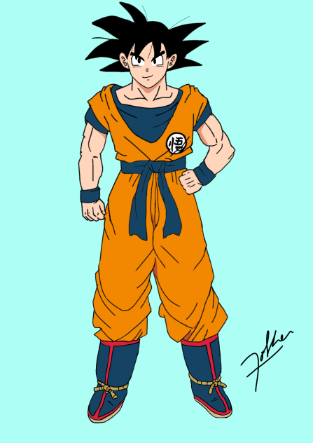 Gokú - ibisPaint