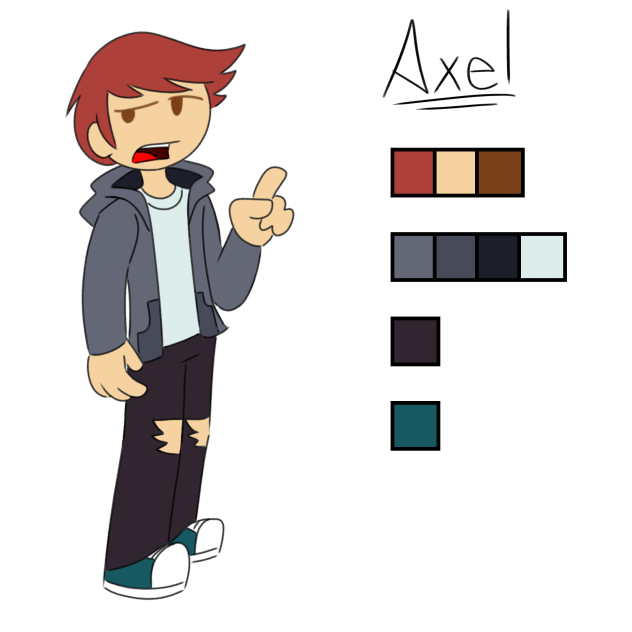 Axel (rediseño a medias x3) - ibisPaint