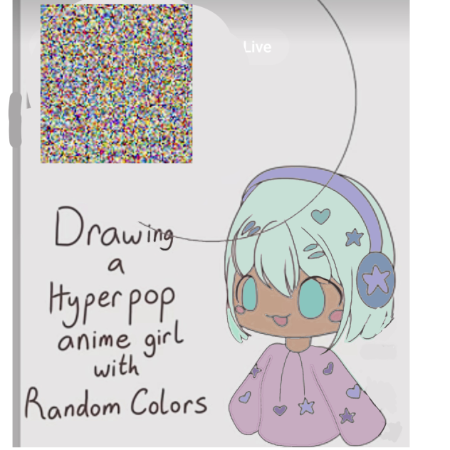 cute colours hyper pop anime - ibisPaint