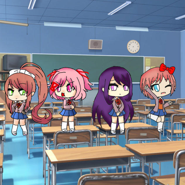 DDLC edit UwU Read disc if want - ibisPaint