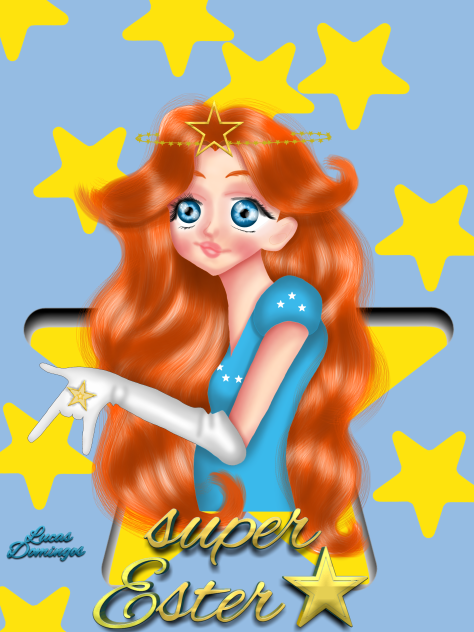 protetora das estrelas e princesa Ester. - ibisPaint