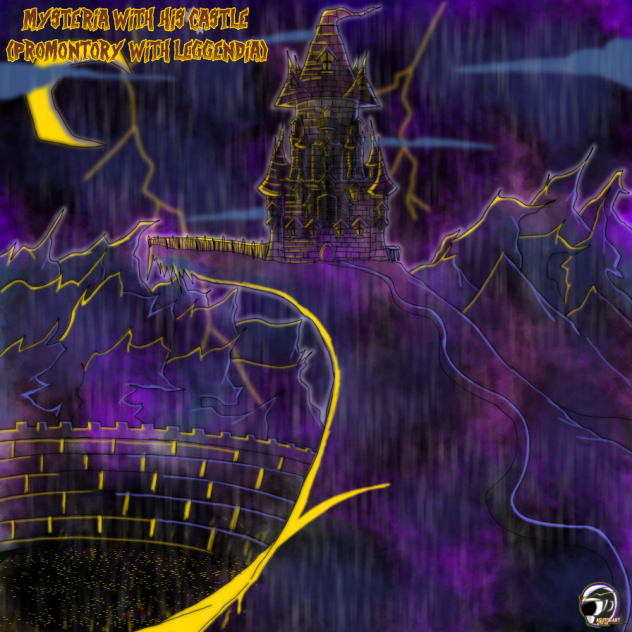 MYSTERIA CASTLE WITH PROMONTORY - ibisPaint