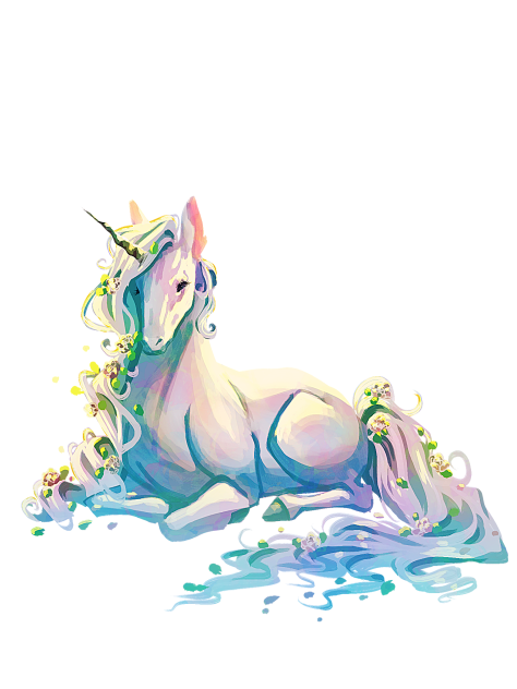Resting Unicorn - ibisPaint