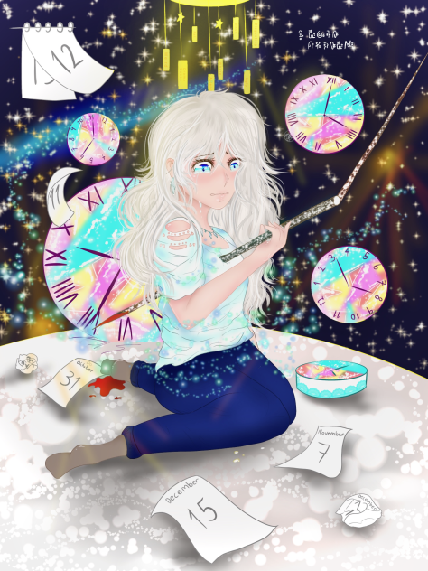 Trapped in a sorrow - ibisPaint