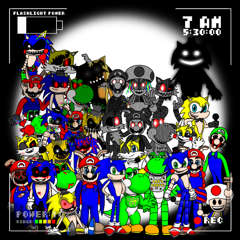 Five Night's At Sonic Maniac Mania - ibisPaint