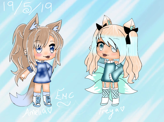 Amelia And Freya - ibisPaint