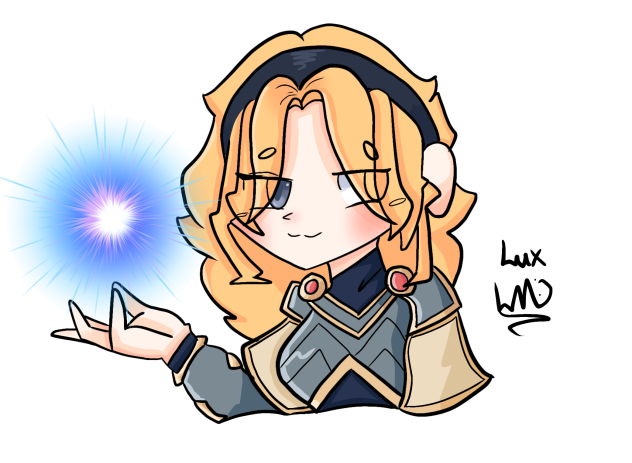 Lux (league of legends) - ibisPaint