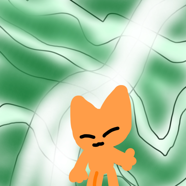 Cat waving animation - ibisPaint