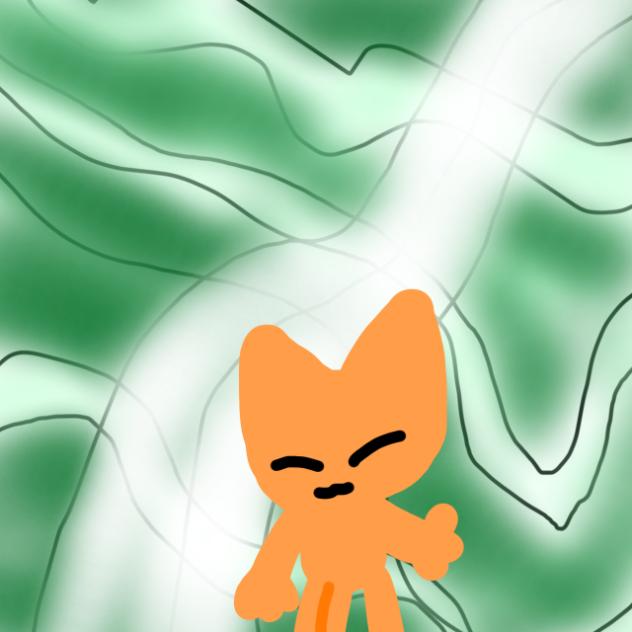 Cat waving animation - ibisPaint