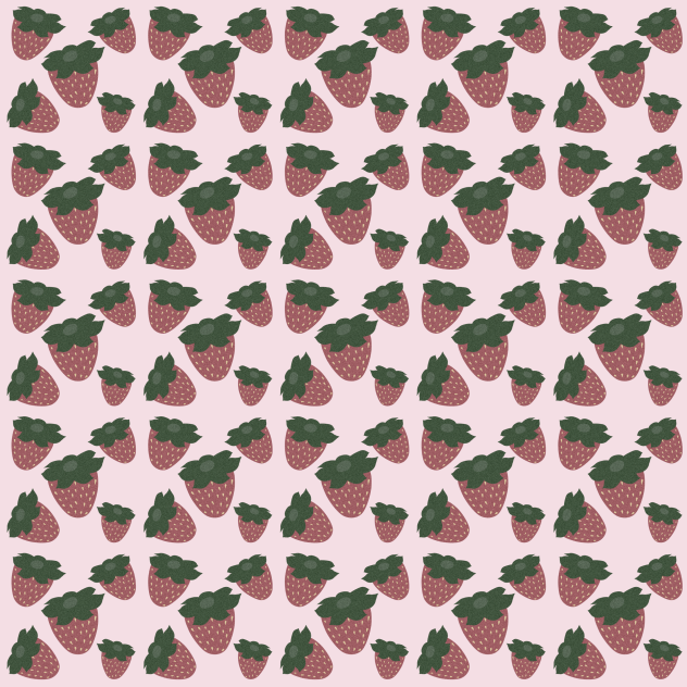 Strawberry Field Wallpaper Pink - ibisPaint