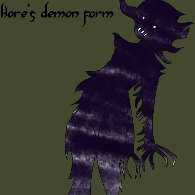 Kore's demon form - ibisPaint