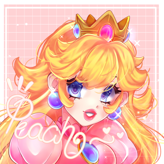 Princess Peach Fanart! - ibisPaint