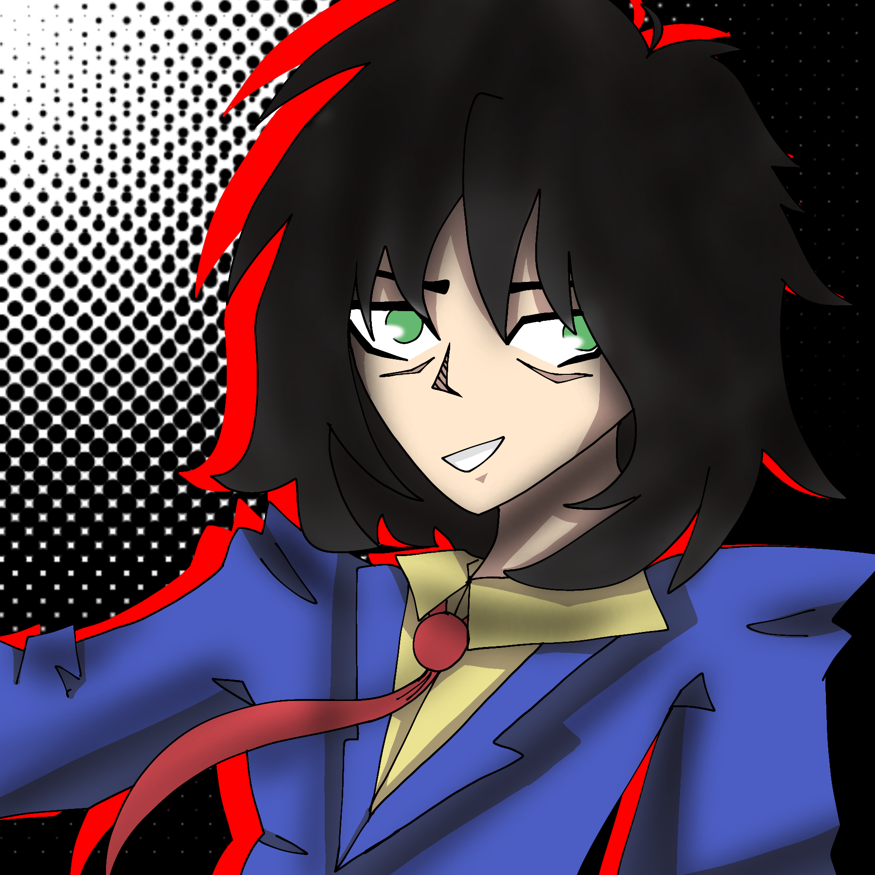 Some guy in a suit. question mark. - ibisPaint