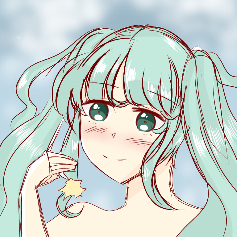 twin tail gurl - ibisPaint