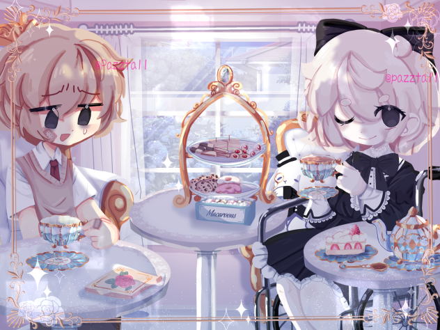 Tea party 🫖🍰 - ibisPaint