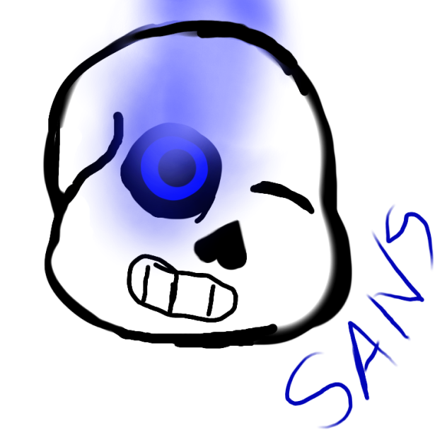I draw SANS - ibisPaint