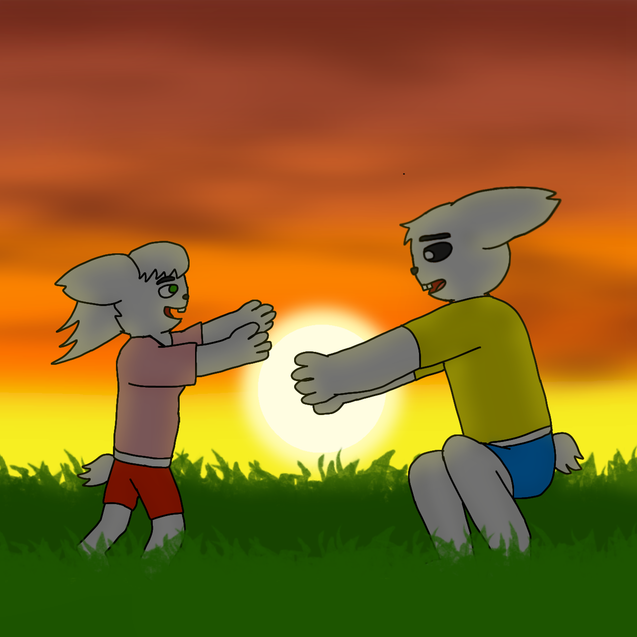 Father And Daughter - ibisPaint