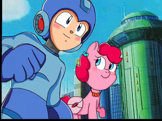 mega man and pinkie - ibisPaint