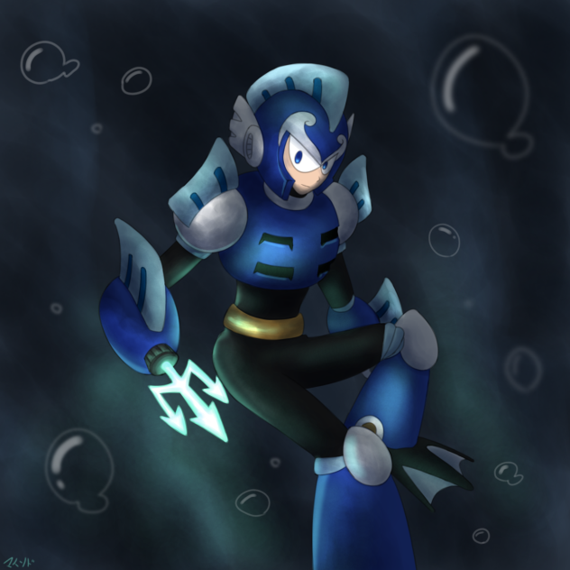 Ocean Man - ibisPaint