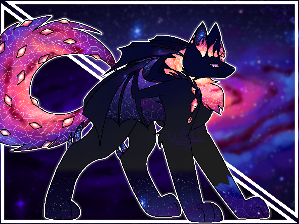 A Galaxy Feline - ibisPaint